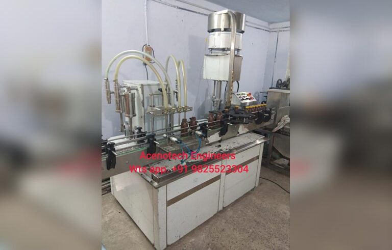 Automatic 4 head Volumetric Liquid Bottle Filling Capping Machine ...